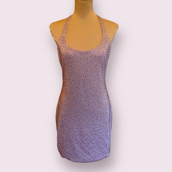 Oh Polly | Dresses | Oh Polly Bright Young Thing Embellished Halterneck ...